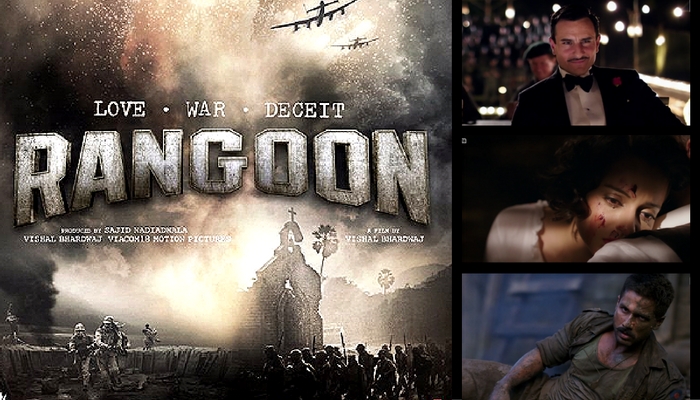 Love, Drama, Deceit, Kangana and Shahid get rebellious in Rangoon trailer